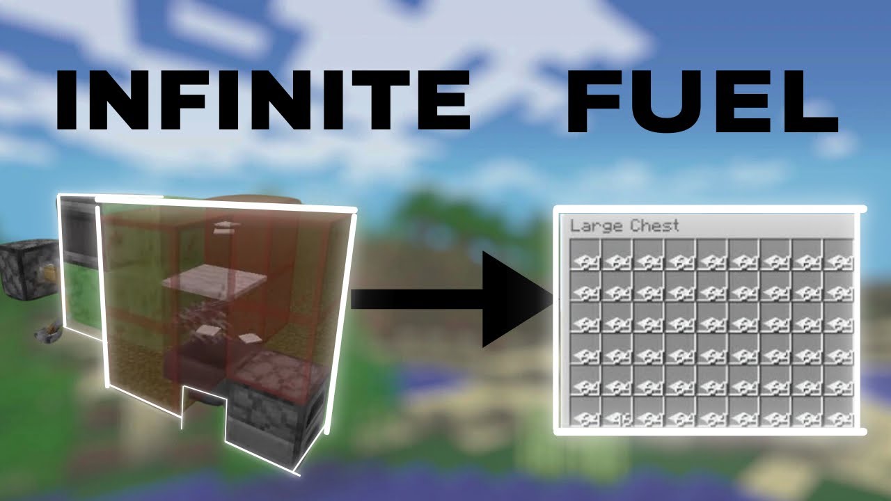 How to get infinite fuel in Minecraft (Easy) - YouTube