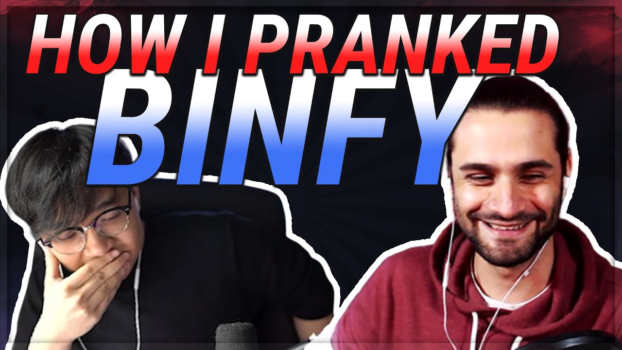 HOW I PRANKED @Binfy - YouTube