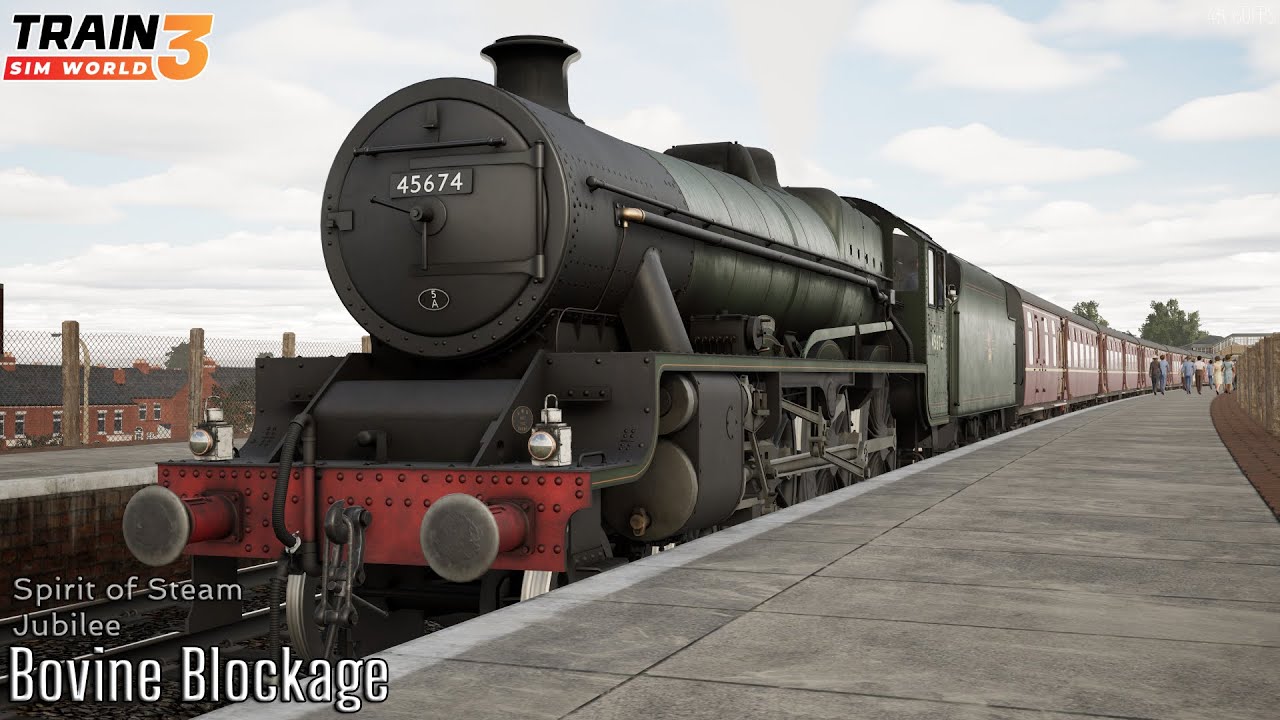 Bovine Blockage - Spirit of Steam - Jubilee - Train Sim World 3 - YouTube