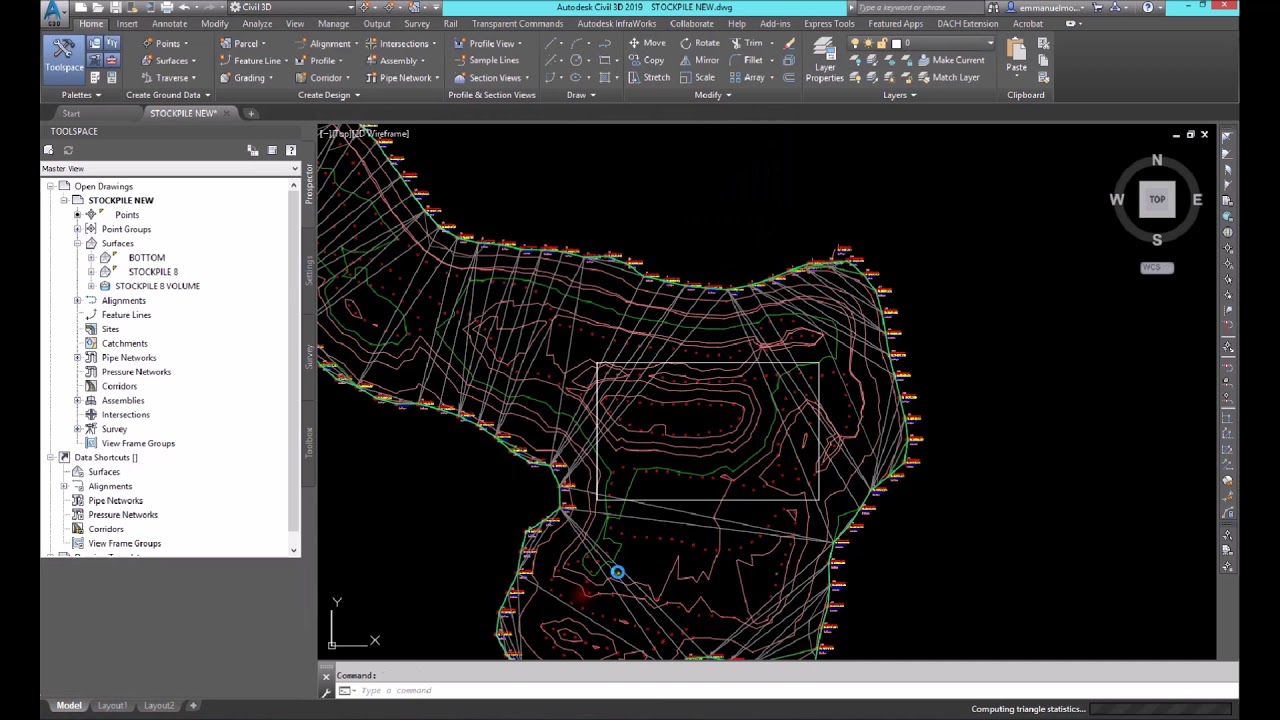LESSON 16 CIVIL 3D - BOUNDED VOLUME - YouTube