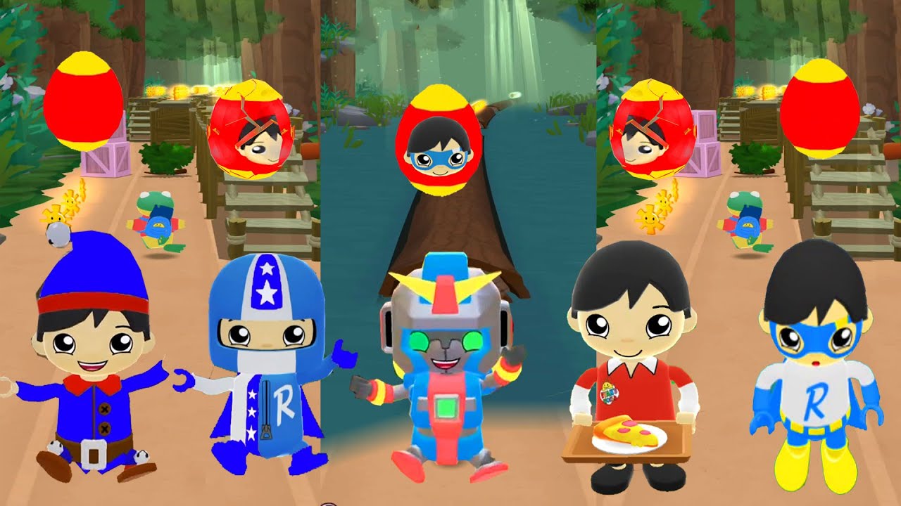 ELF RYAN VS AMERICAN TITAN VS LUNCHTIME RYAN MECHA ROBO RYAN AND ...