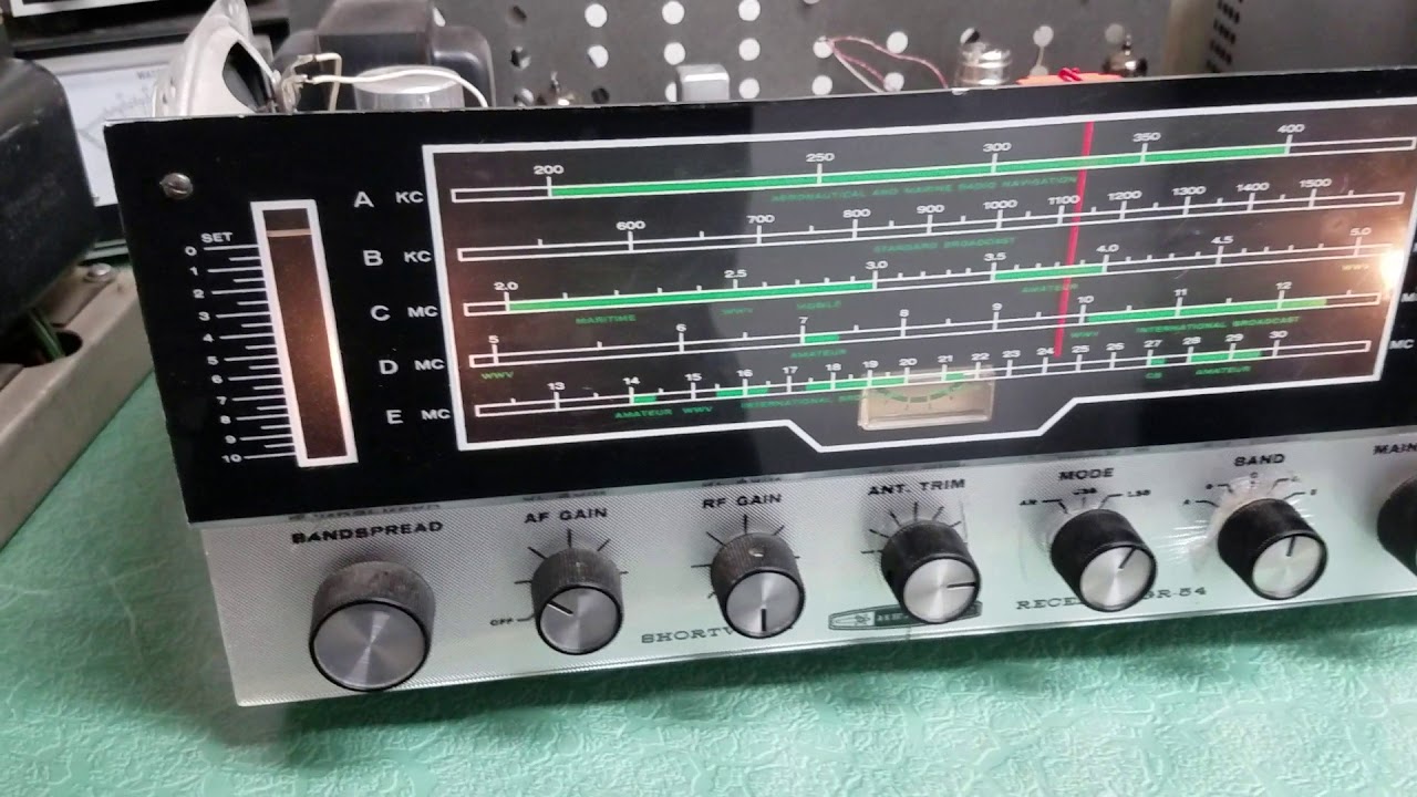 Heathkit GR-54 - YouTube