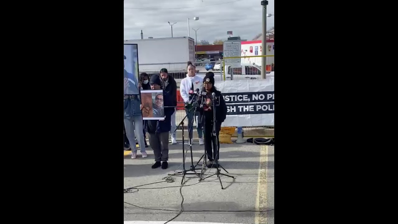 Press Conference for Taresh Bobby Ramroop, killed in police action on ...