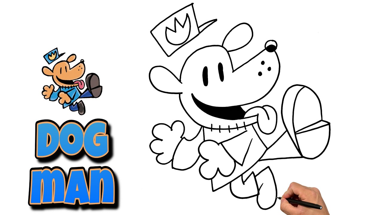 How To Draw Dog Man | DOG MAN MOVIE #dogman #dogmanmovie - YouTube