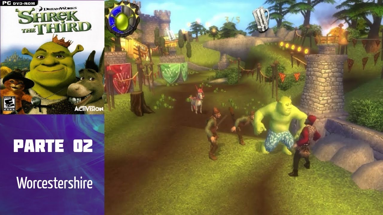 Shrek El Tercero Xbox 360 Shrek The Third Game (Xbox 360)—who