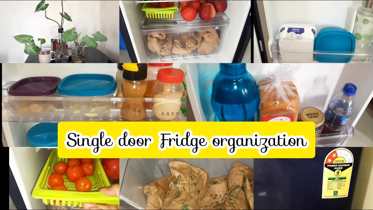 Fridge tour 🍅|small single door fridge organization in தமிழ் ...