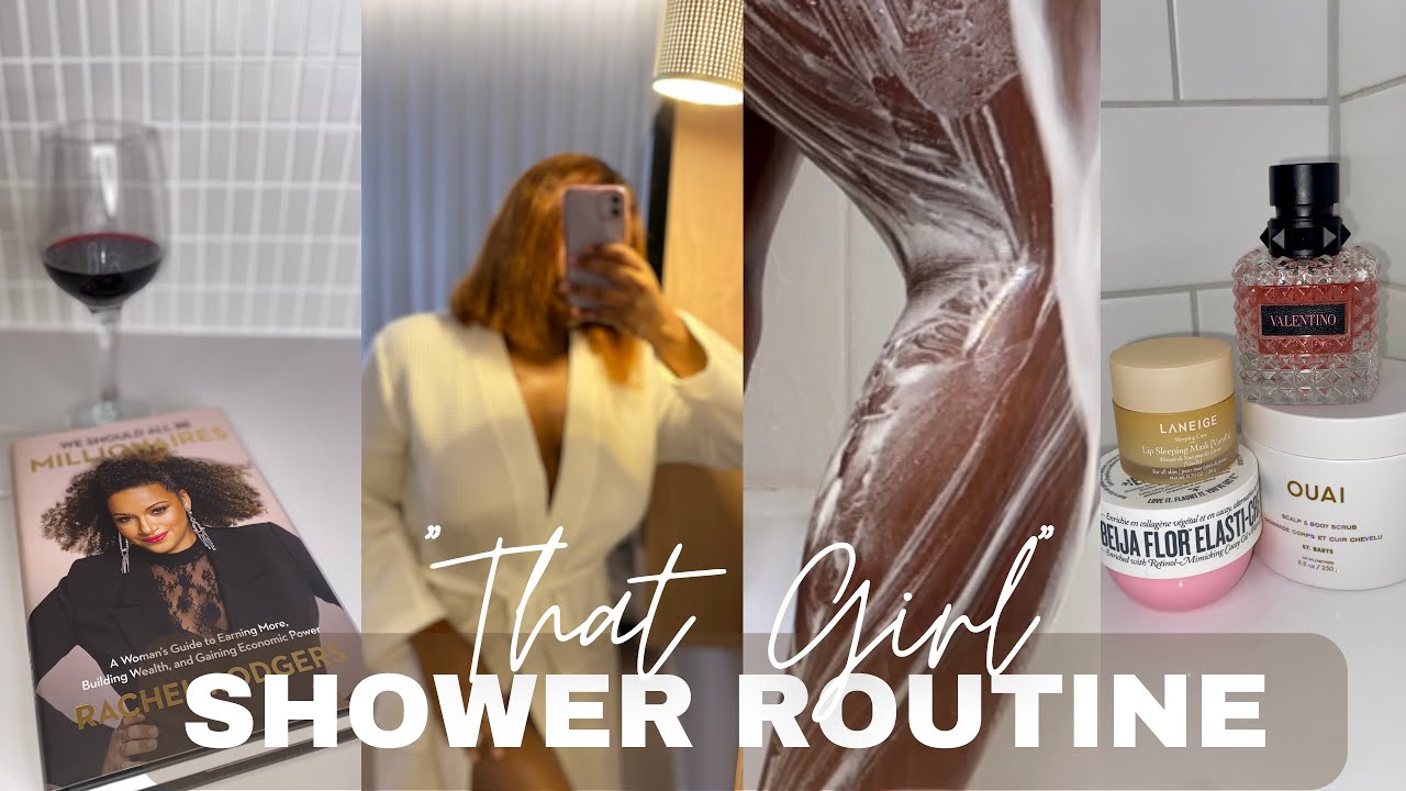 *THAT GIRL* NIGHT TIME SHOWER ROUTINE | Self Care + Unwind With Me ...
