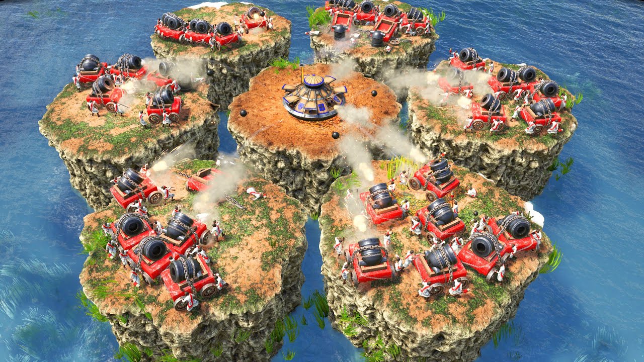 1 Leonardo's Tank vs 42 Sebastopol Monstrous Mortar | Age of Empires ...