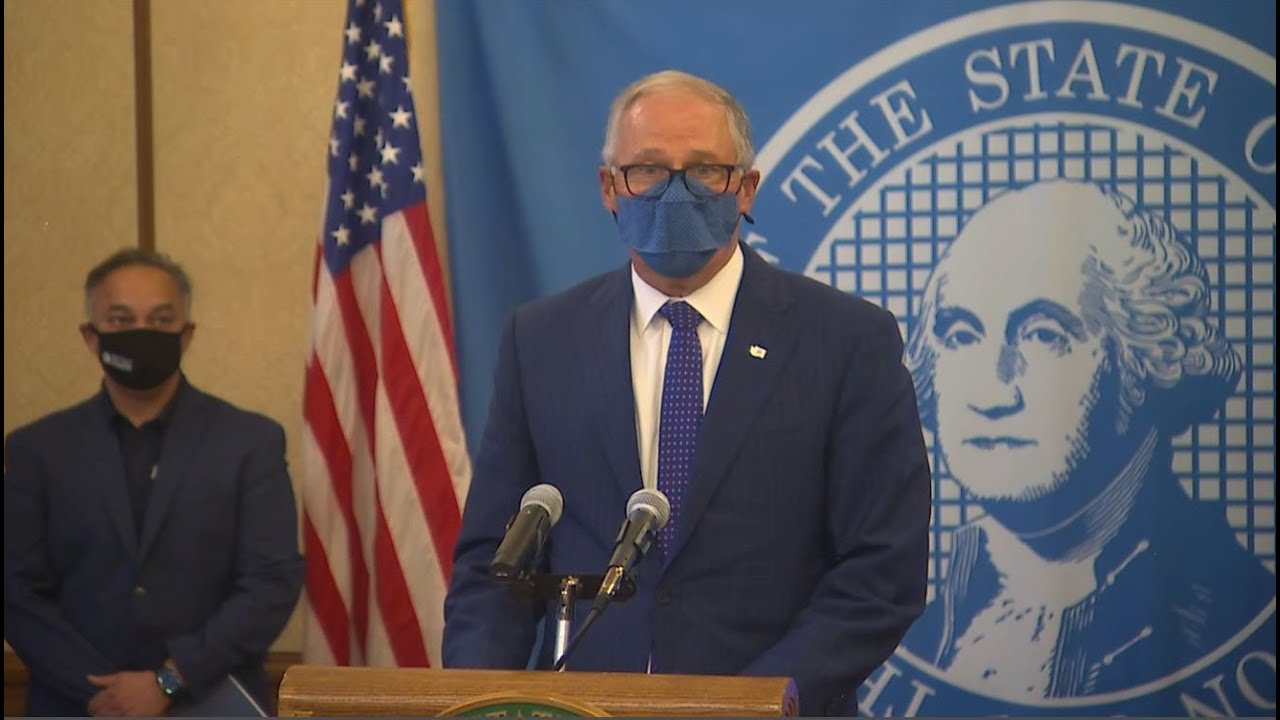 Gov. Inslee announcement on face masks - YouTube