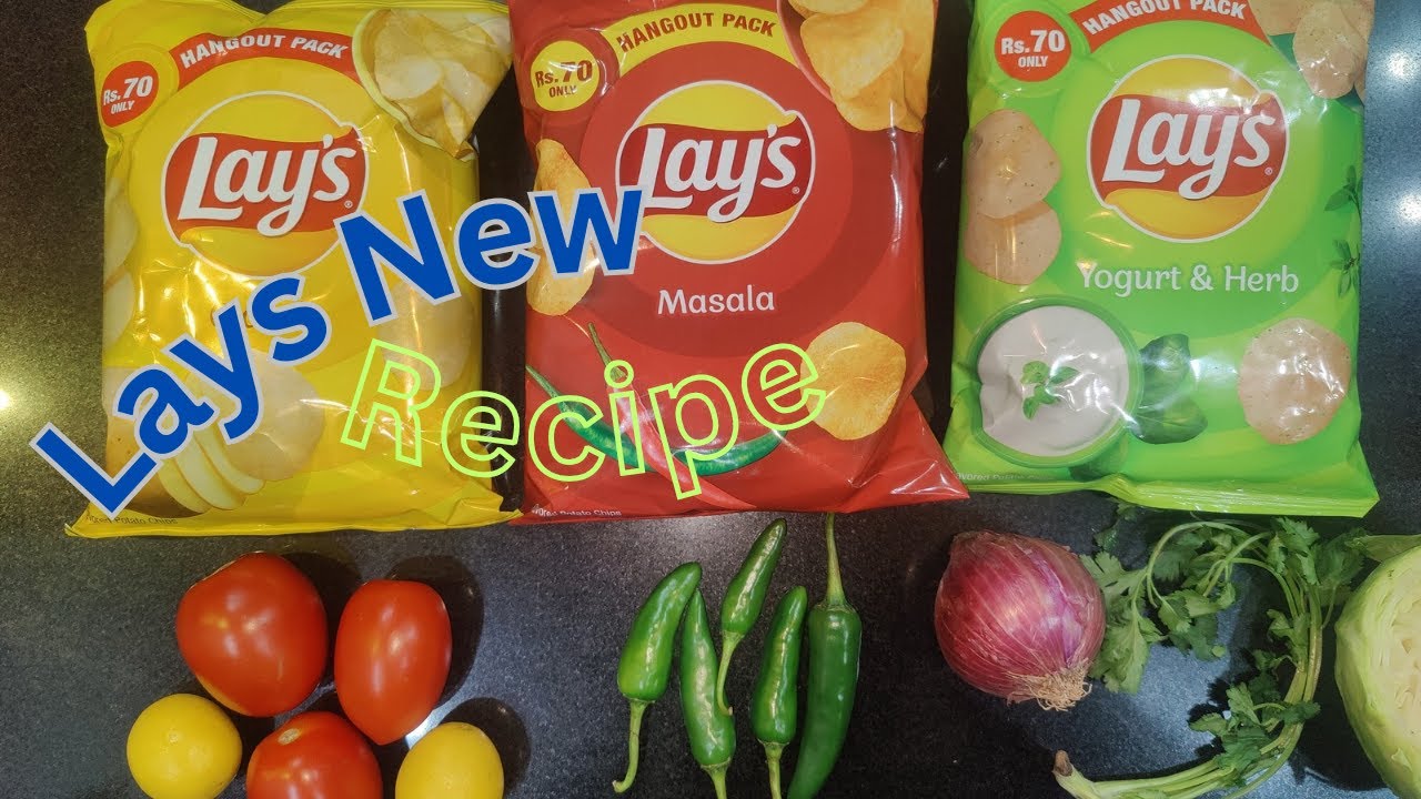 New Snacks Recipe | 1 Minute Lays Recipe | Lays Chaat Recipe | Quick ...