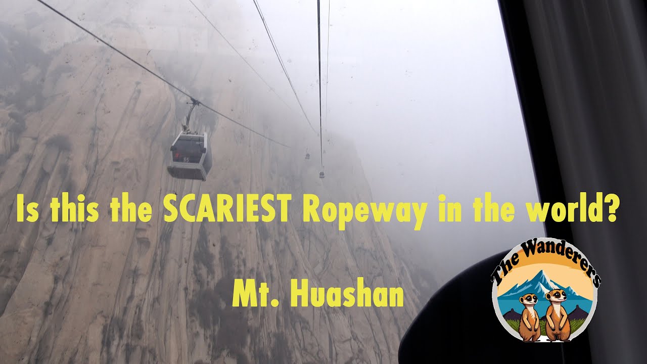 Crazy, Over 2,000-Meter High Gondola Rope-way Ride into the clouds!! # ...