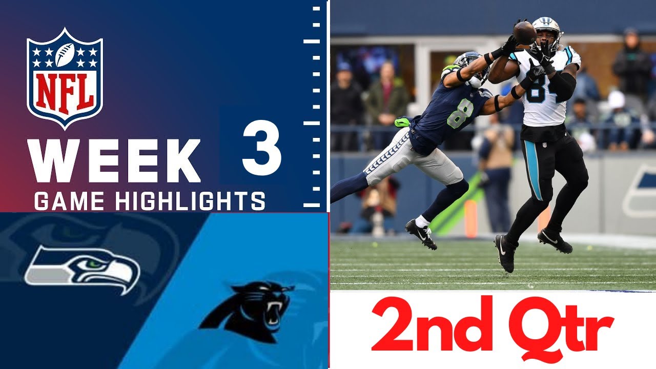 Seattle Seahawks vs. Carolina Panthers Full Highlights 2nd QTR | NFL ...