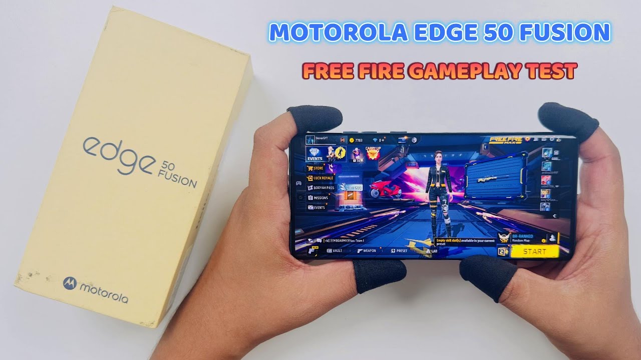 Motorola Edge 50 Fusion Free Fire Gameplay Test - YouTube