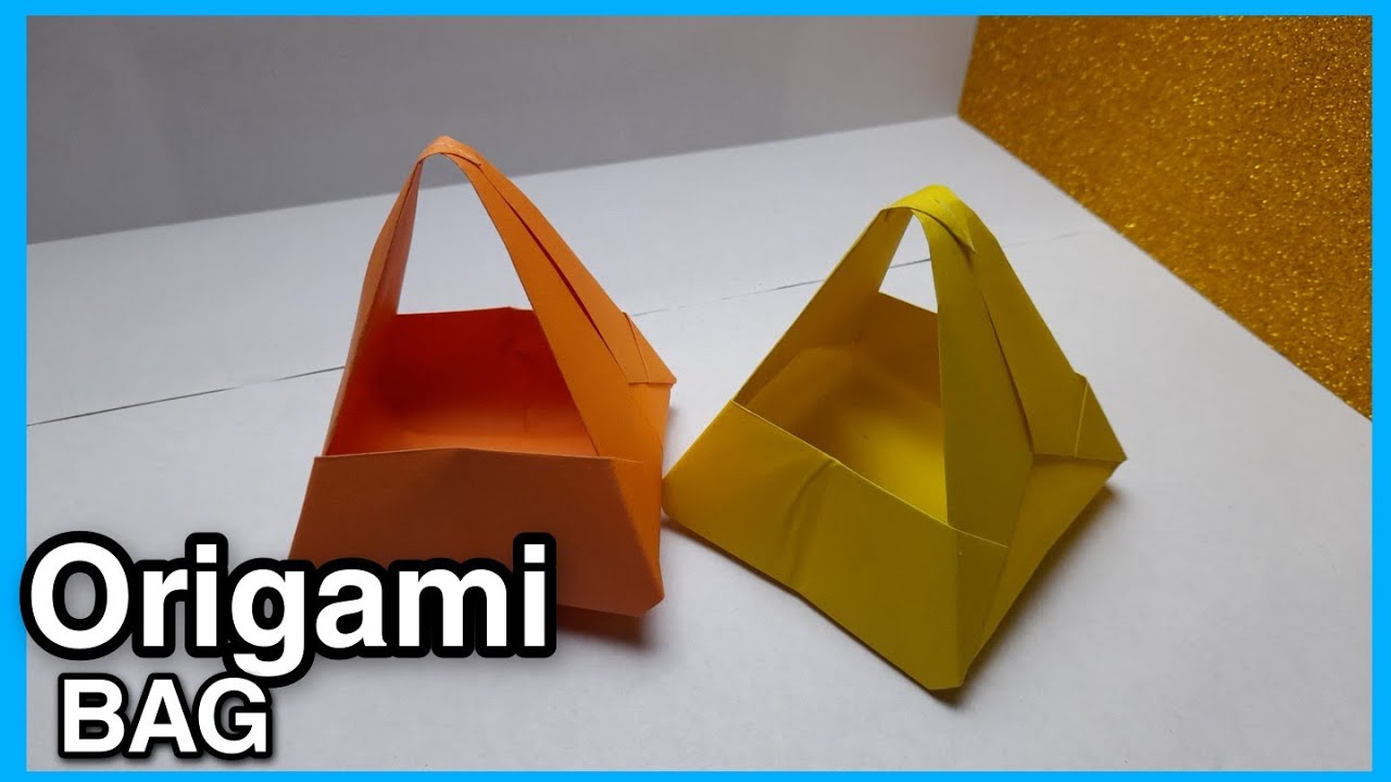 How to make this Origami Bag || Making awesome Origami Bag || HeLLoW ...