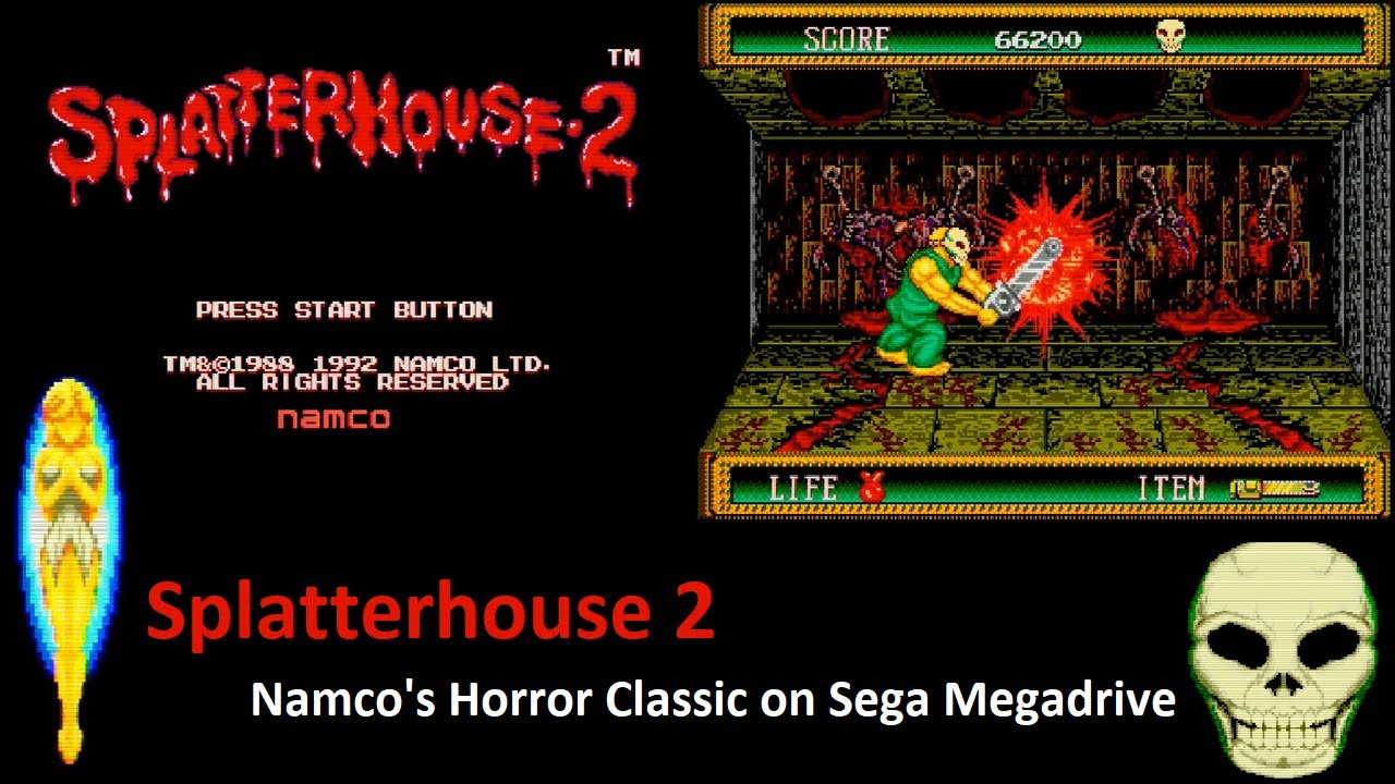 Splatterhouse 2 - Namco's 16-bit Horror Sequel on Sega Megadrive - YouTube