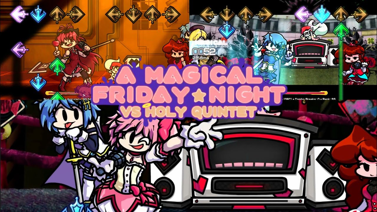 Friday Night Funkin | A Magical Friday Night Vs. Holy Quintet DEMO Full ...
