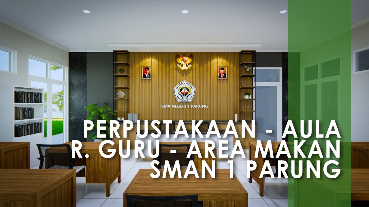 SMAN 1 PARUNG - RUANG PERPUSTAKAAN - AULA - RUANG GURU - AREA MAKAN ...