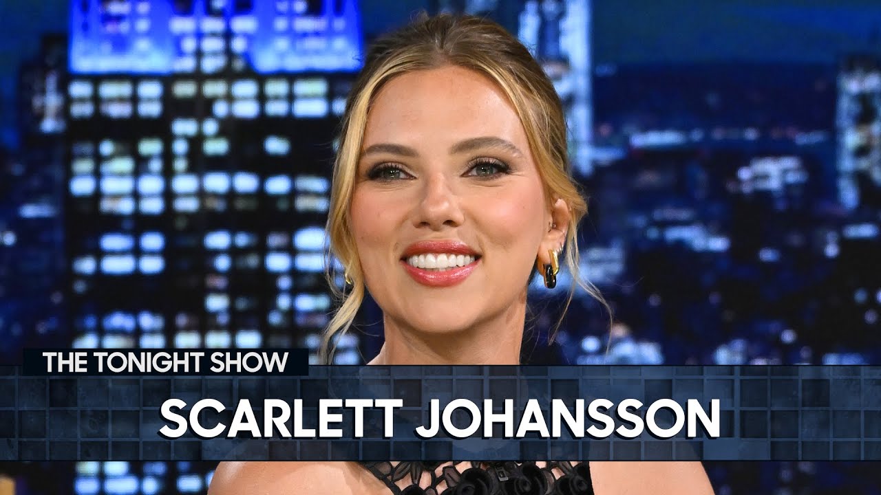 Scarlett Johansson Talks Not Wanting to go to Space, Reading Lines with Colin Jost (Extended ...