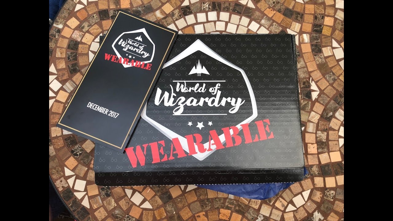 Harry Potter World of Wizardry WEARABLE Subscription Box Unboxing ...