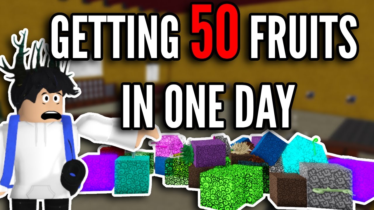 Speedrunning 50 Fruits in 1 day... | Blox Fruits - YouTube
