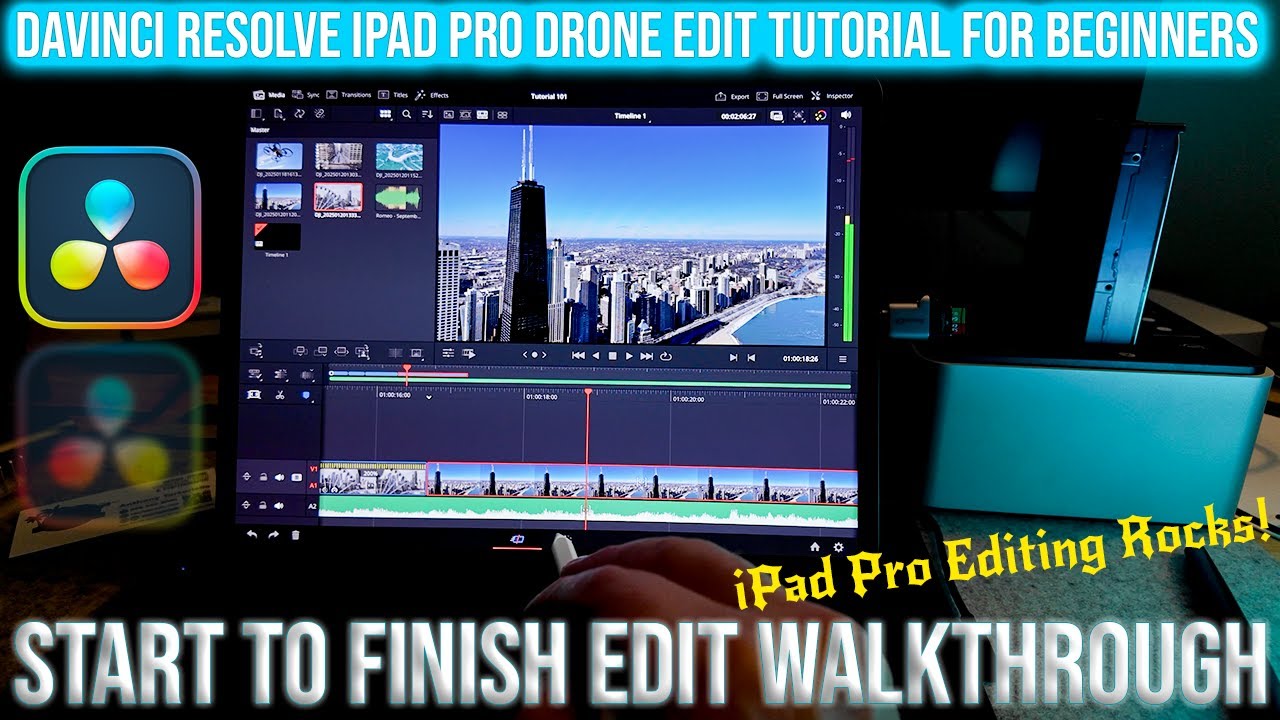 Davinci Resolve iPad Walkthrough Start to Finish 4K - YouTube
