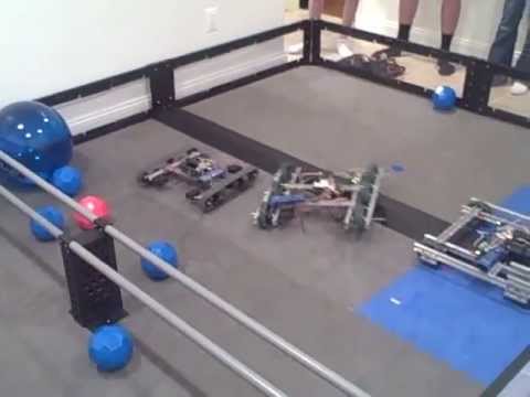 VEX Toss Up Experimentation: 4 wheels/6 wheels/tank tread - YouTube