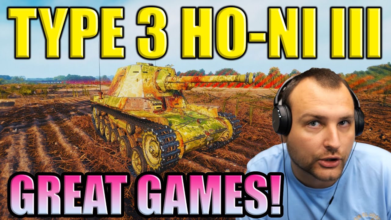 Great Games with Type 3 HO-NI III in World of Tanks! - YouTube