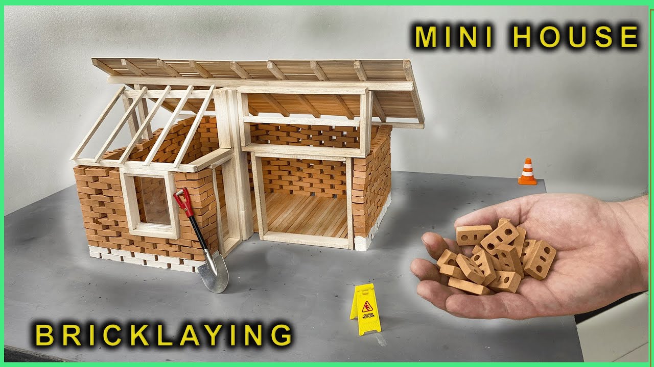 Build your Own mini HOUSE!!! with these little BRICKS - YouTube