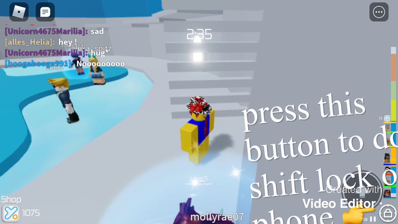 How to do shift lock on android iphone - YouTube