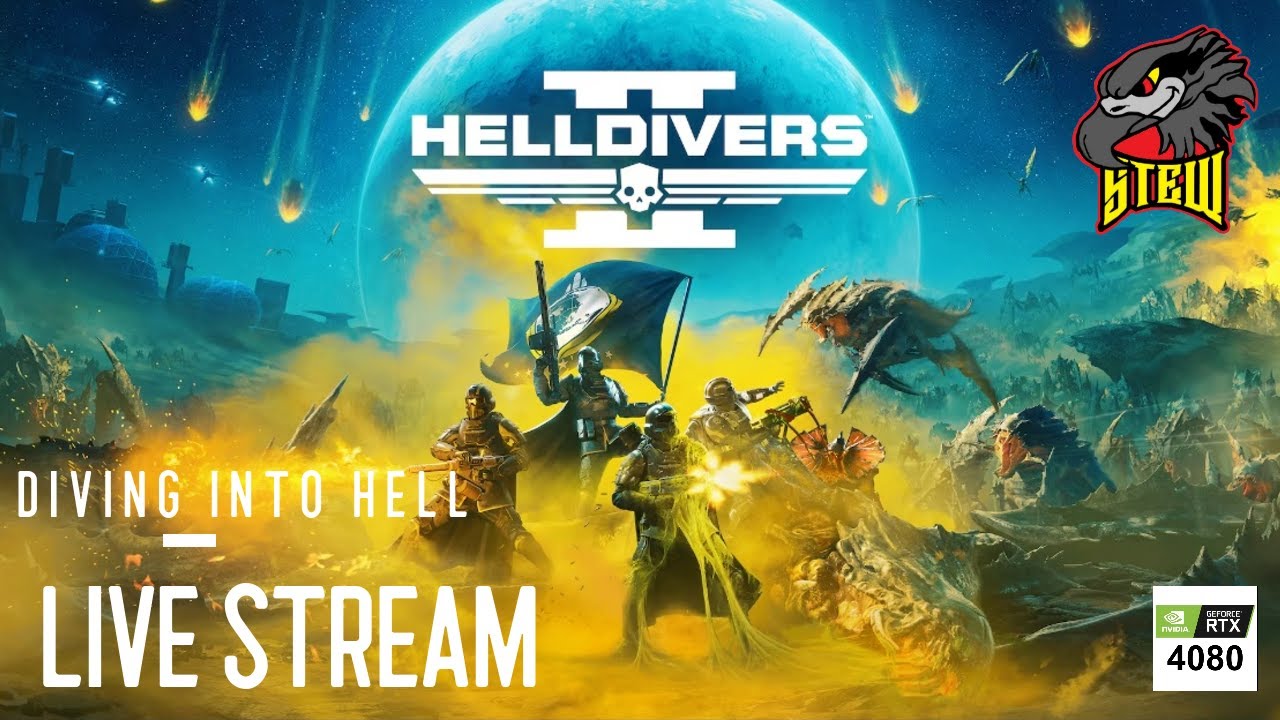 ComdrStew Diving into Hell in HellDivers 2 - YouTube