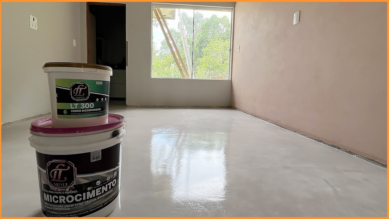 Incrível, Piso de Microcimento polido - Faça você mesmo - YouTube