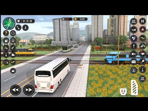 City bus driving bus travel Android gameplay bus 2025 game video# ...