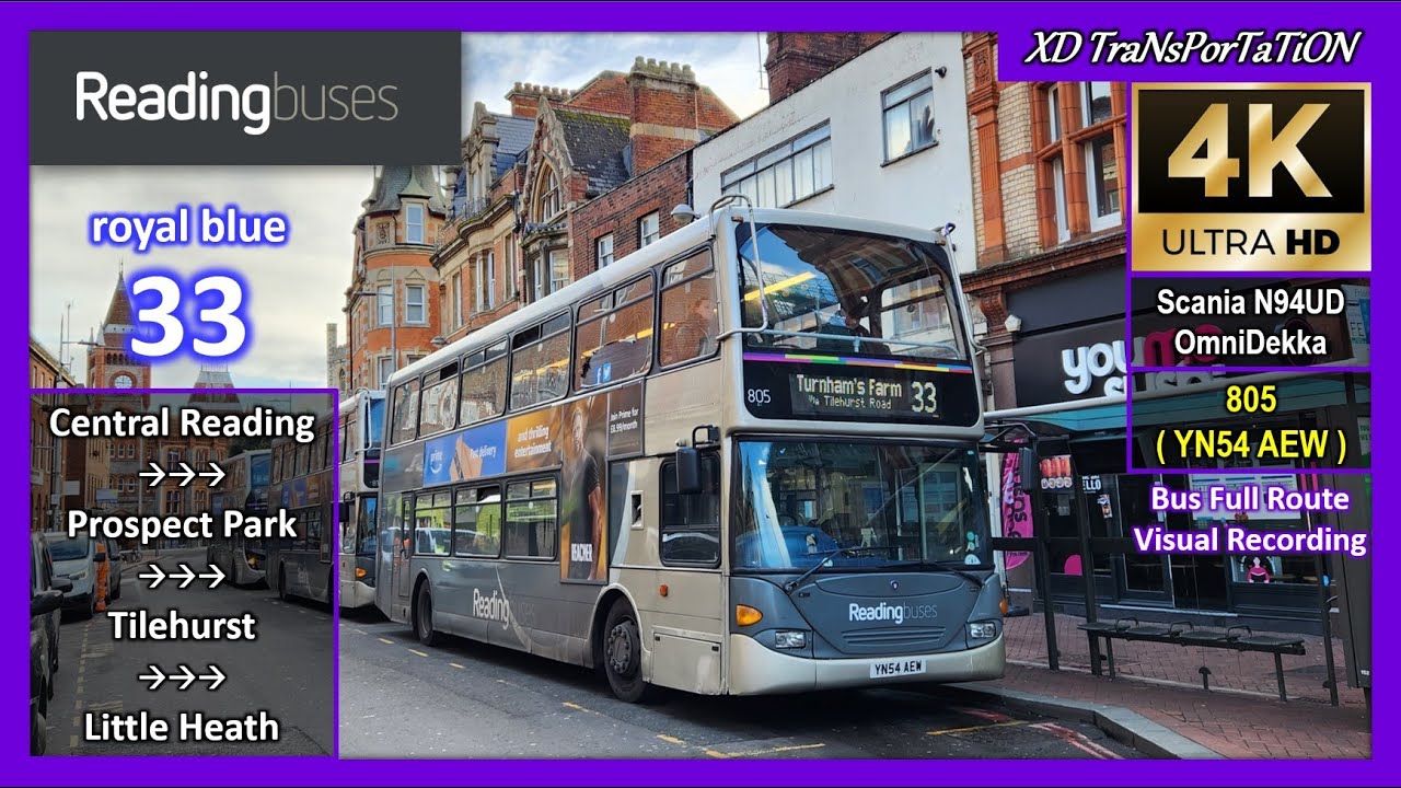 [Reading buses] royal blue 33 ~ Central Reading, Friar Street Little ...