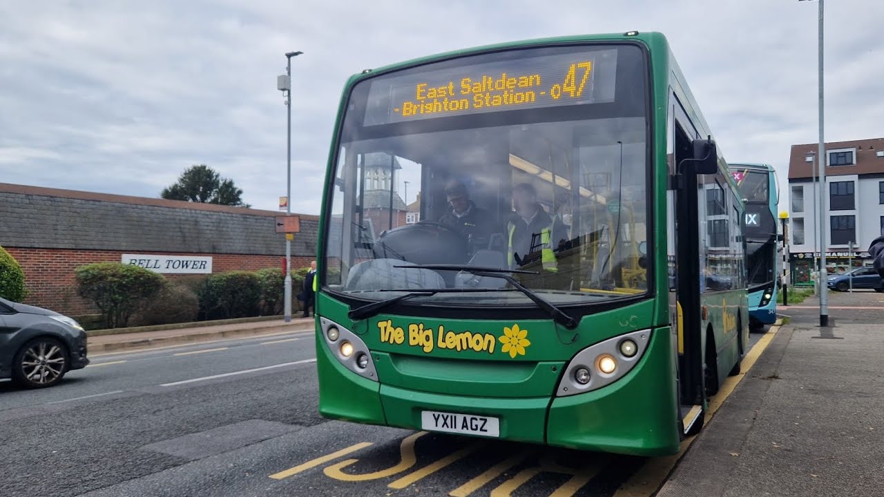 Onboard The Big Lemon Bus AGZ - ADL Enviro200 - Route 47 - (YX11 AGZ ...