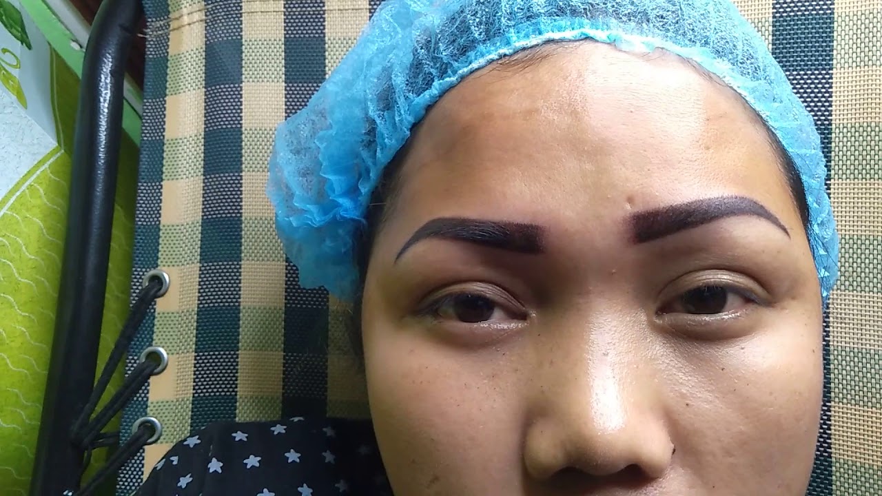 Microshading eyebrow - YouTube