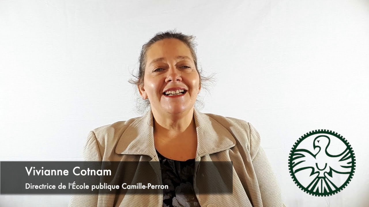 Message de la direction de l'École publique Camille-Perron - YouTube