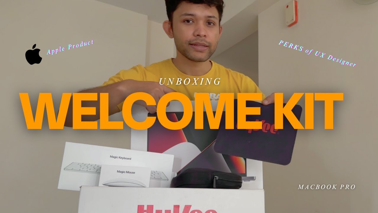 Welcome Kit Unboxing | UX Designer | MNC | Bangalore - YouTube
