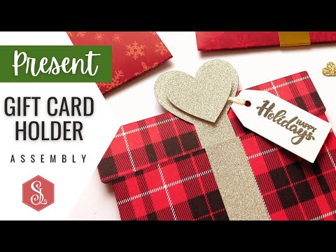 Christmas Present Gift Card Holder - Assembly Tutorial 🎁 - YouTube