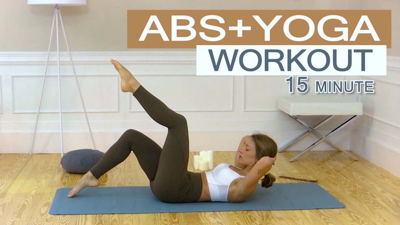 15 MIN YOGA WORKOUT. YOGA FOR ABS | Be Yoga - YouTube