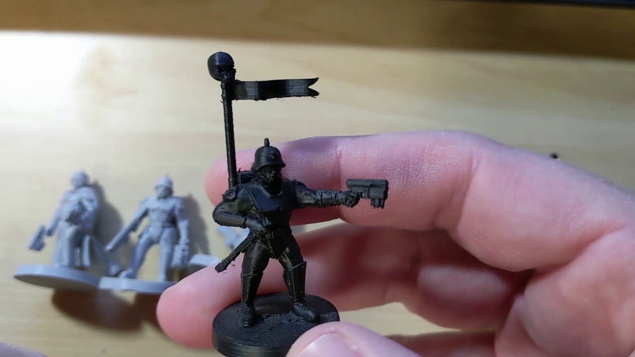 3D Printed Plastic Soldiers for Warhammer 40K | Mooseworks - YouTube