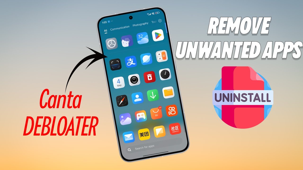 REMOVE BLOATWARE - Debloat Any Android Phone Without ROOT - YouTube