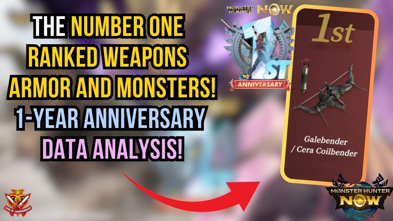 The #1 RANKED WEAPONS, ARMOR, and MONSTERS! 1-Year Anniversary DATA ...