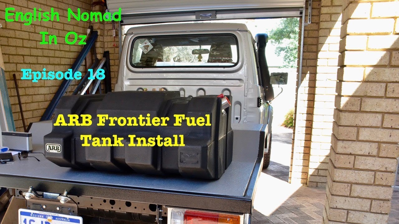 LandCruiser LC79 Overlander Build _ ARB Frontier 180 ltr Fuel Tank ...