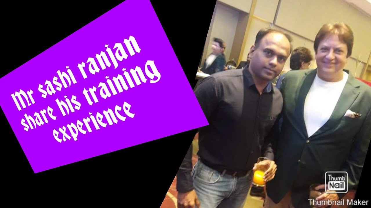 Mr.sashi ranjan sharing his training experiences. - YouTube