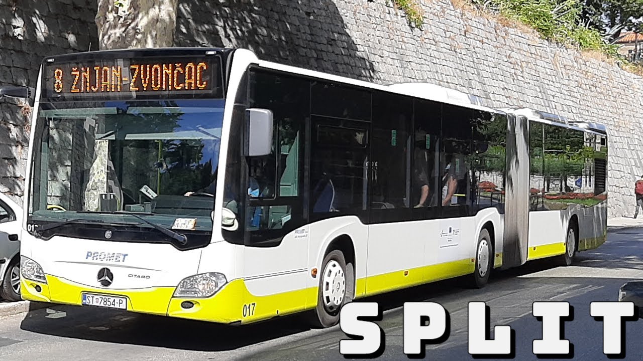 2021, HR | Autobusi u Splitu Buses in Split | Zagrebačka ulica - YouTube