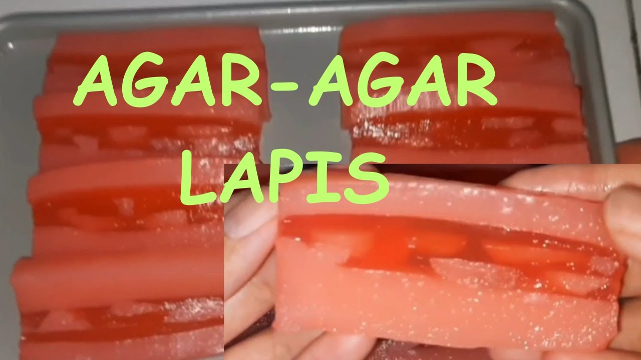 RESEP AGAR-AGAR LAPIS CANTIK BANGET||CAECIL FAA - YouTube