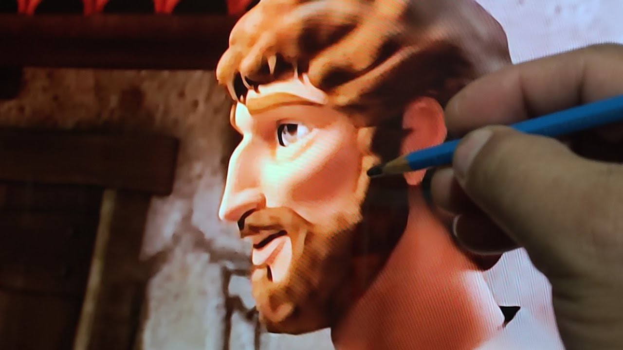 How to Draw John Marc from Superbook | Christian Animation Step By Step ...