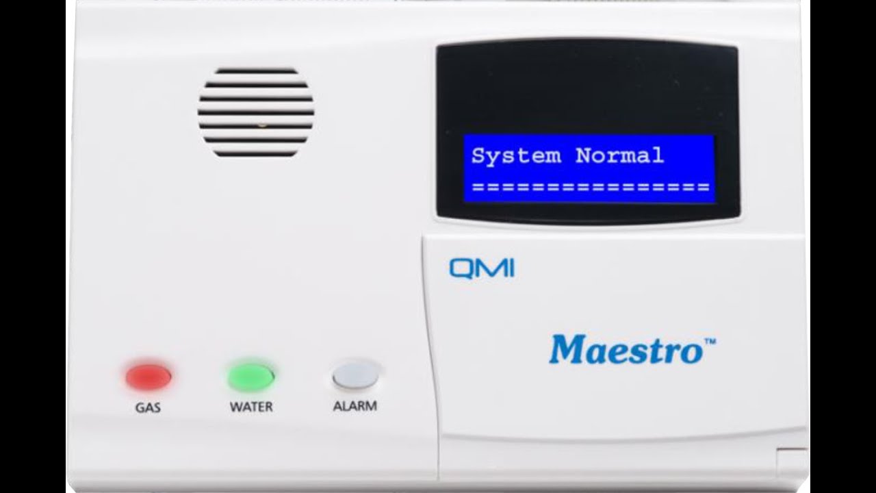 Maestro Water, Gas, CO, Security & Seismic System - Turn off Water/Gas ...