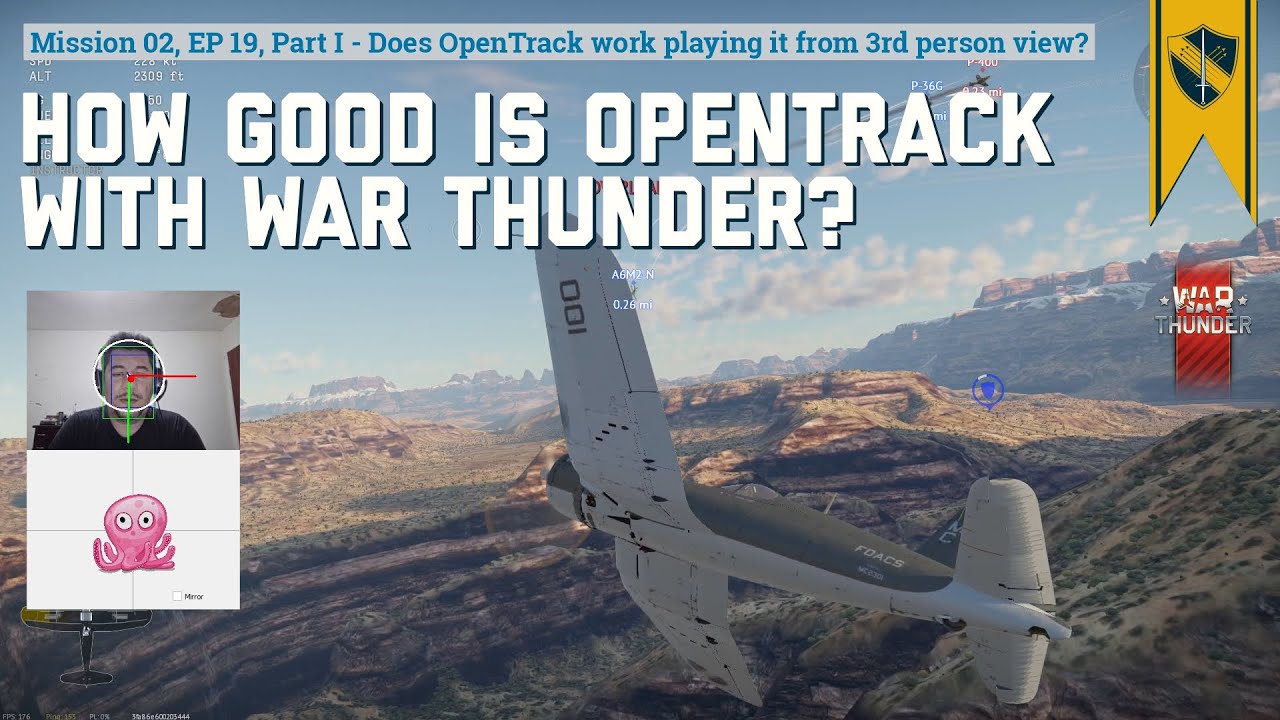 | War Thunder | Testing And Playing with OPENTRACK in 3rd PERSON VIEW ...