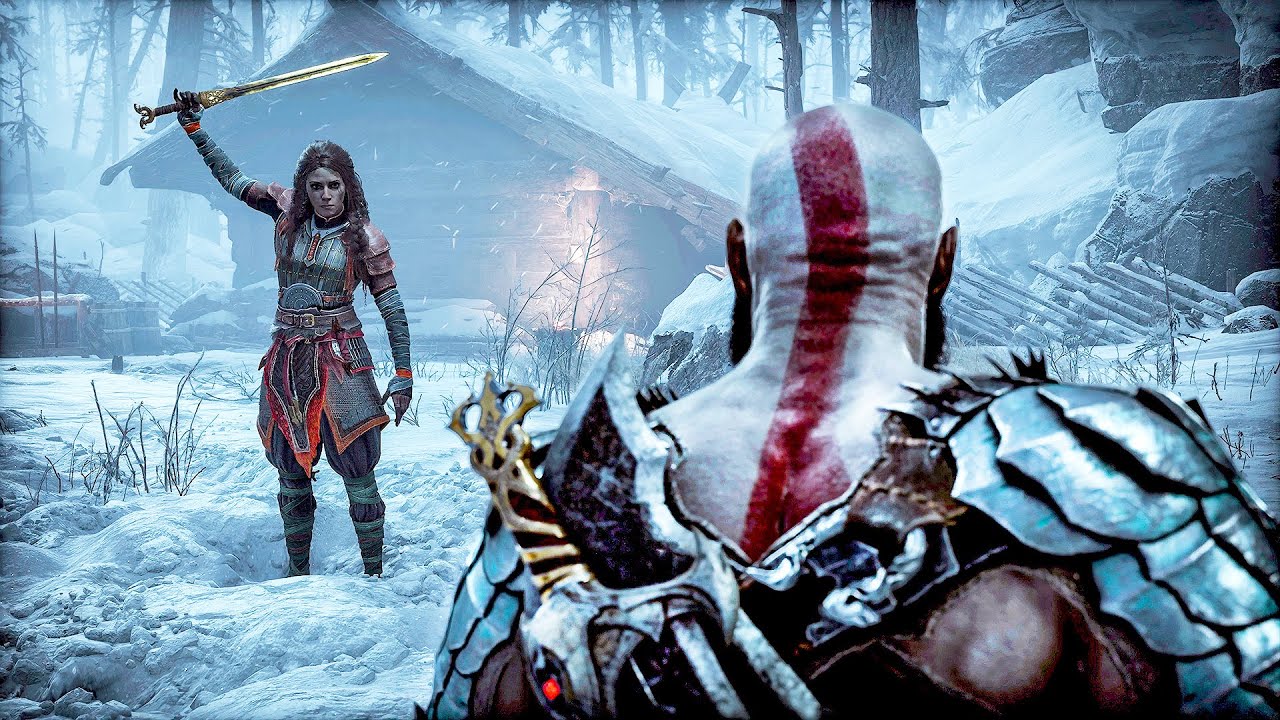 God of War Ragnarok - Kratos vs Freya Boss Fight - YouTube